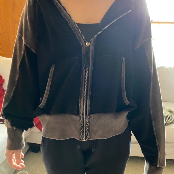 Free People | Jackets & Coats | Free People Zip Up | Poshmark